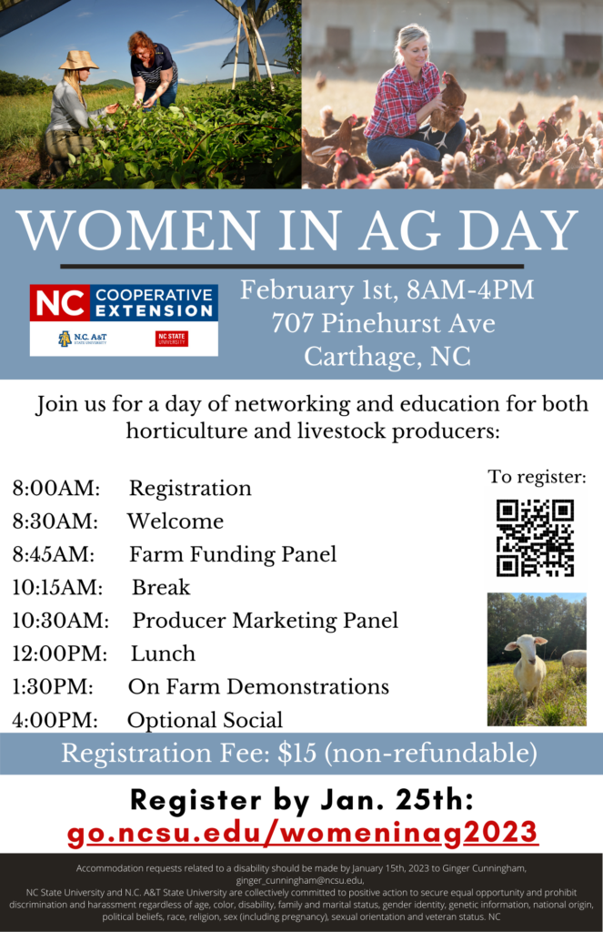 Women in Ag. Day | N.C. Cooperative Extension